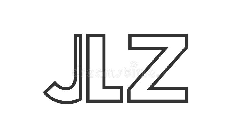 JLZ Logo Design Template with Strong and Modern Bold Text. Initial ...
