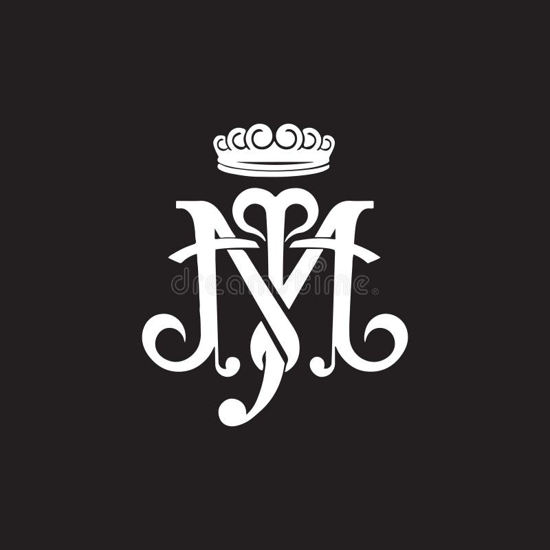JM Letter Logo Design on Black Background.JM Creative Initials Letter ... JM Letter Logo Design on Black Background.JM Creative Initials Letter ...