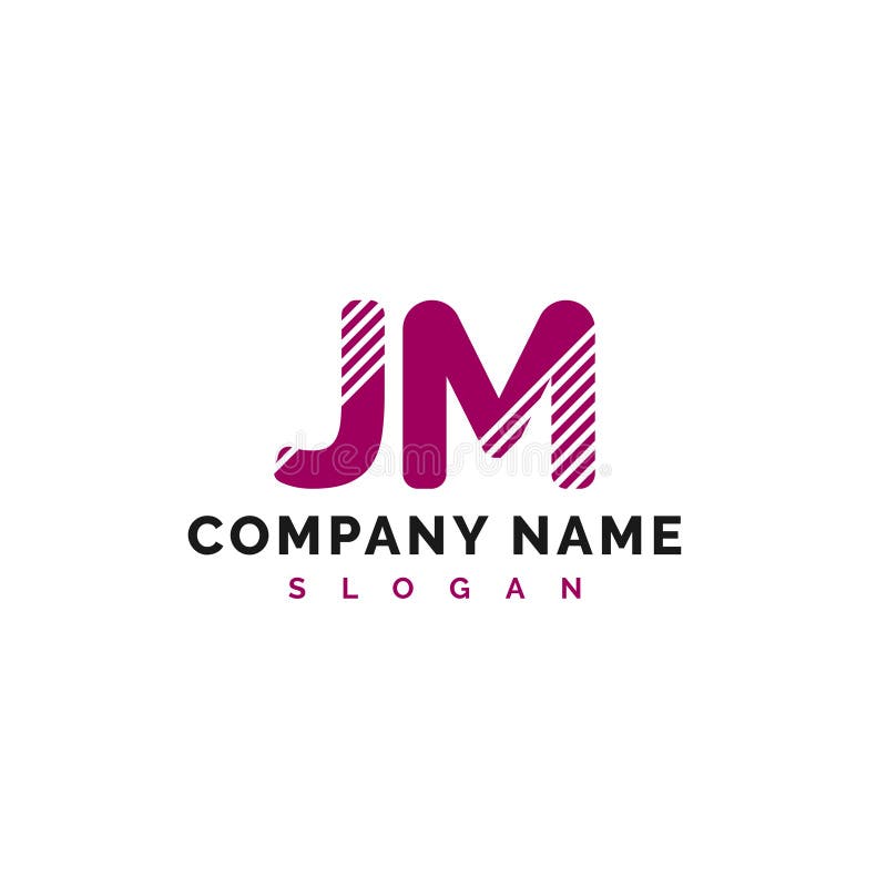 JM Letter Logo Design. JM Letter Logo Vector Illustration - Vector ...