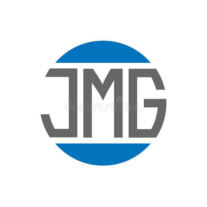 JMG Letter Logo Design on White Background. JMG Creative Initials ...