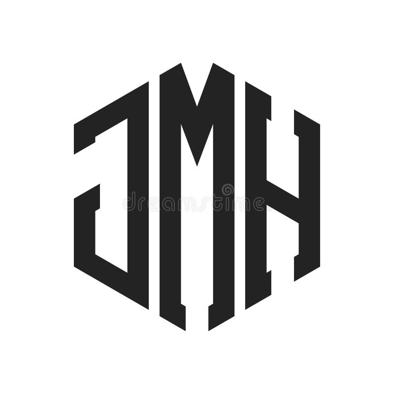 JMH Logo Design. Initial Letter JMH Monogram Logo Using Hexagon Shape ...