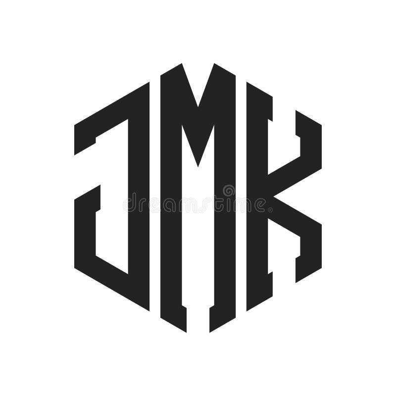 JMK Logo Design. Initial Letter JMK Monogram Logo Using Hexagon Shape ...