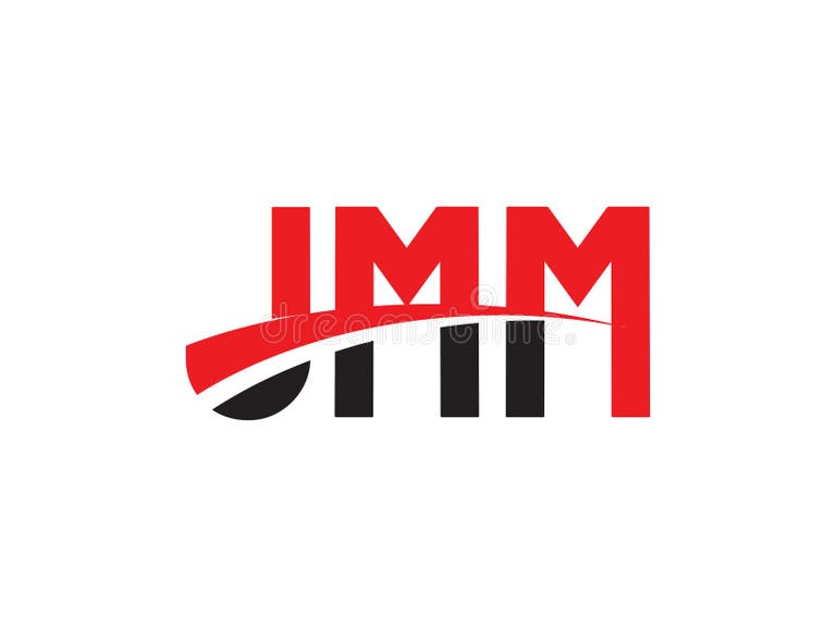 JMM Letter Initial Logo Design Vector Illustration Stock Photo - Image ...