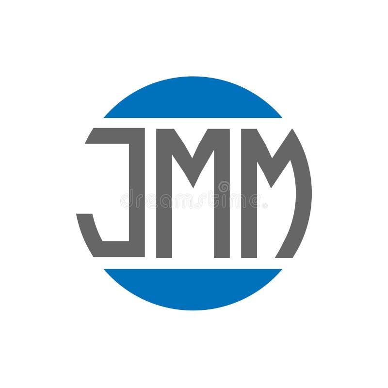 JMM Letter Logo Design on White Background. JMM Creative Initials ...