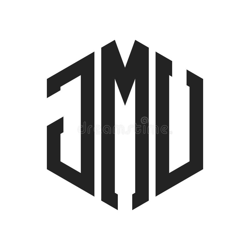 JMU Logo Design. Initial Letter JMU Monogram Logo Using Hexagon Shape ...