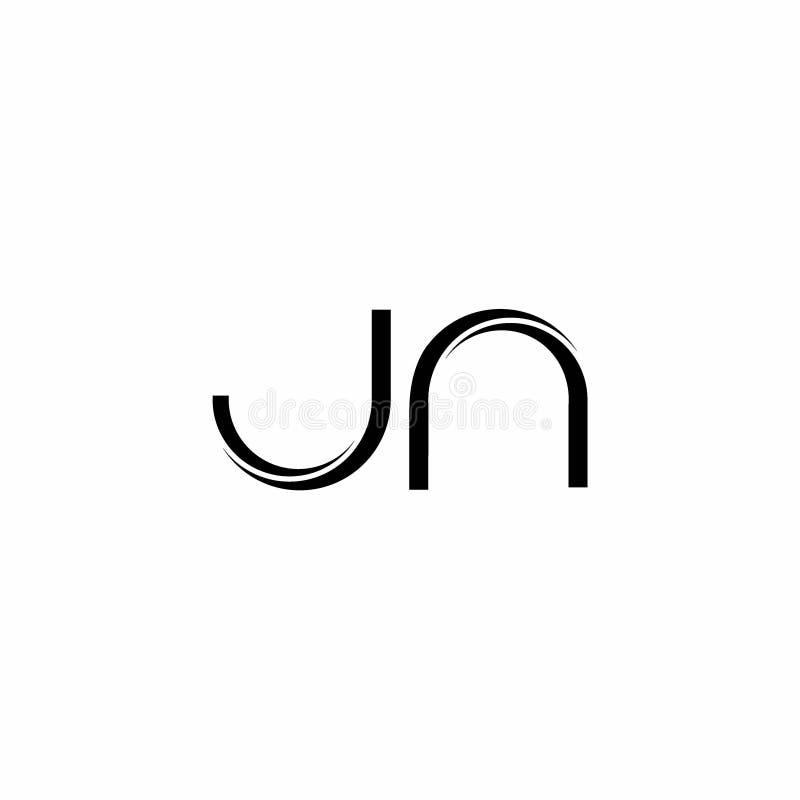 JN Logo Monogram with Slice Rounded Modern Design Template Stock ... JN Logo Monogram with Slice Rounded Modern Design Template Stock ...