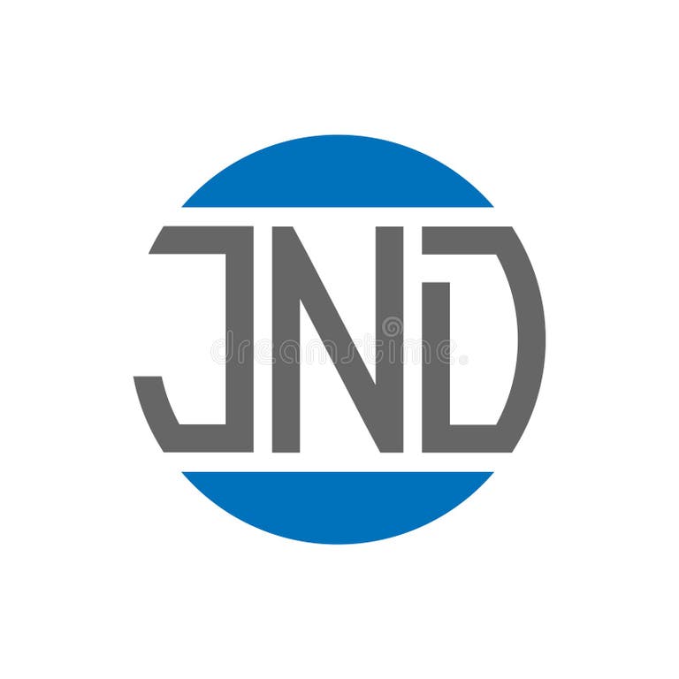 JND Letter Logo Design on White Background. JND Creative Initials ...