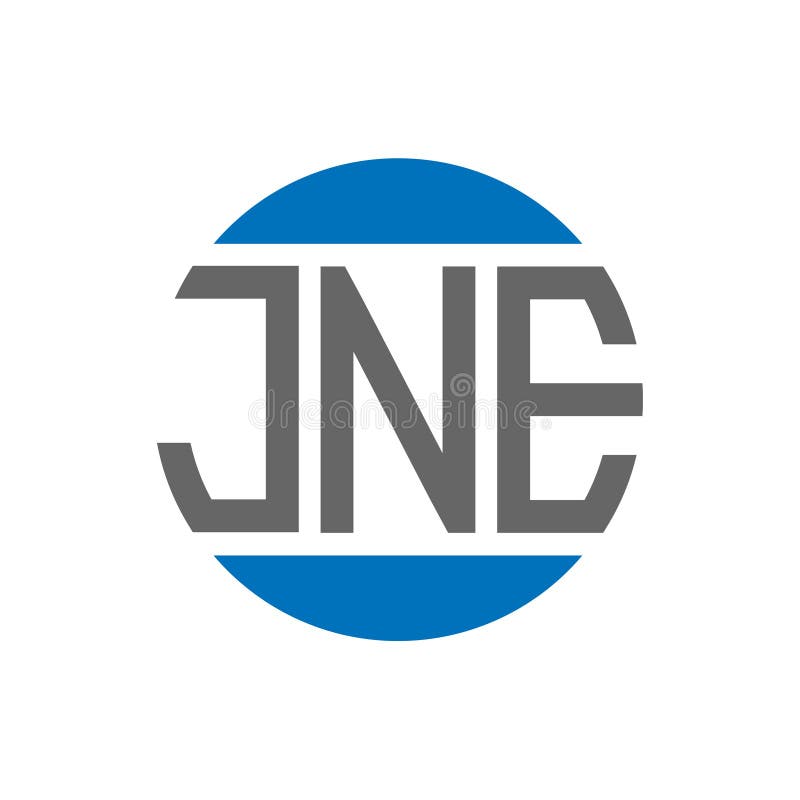 JNE Letter Logo Design on White Background. JNE Creative Initials ...