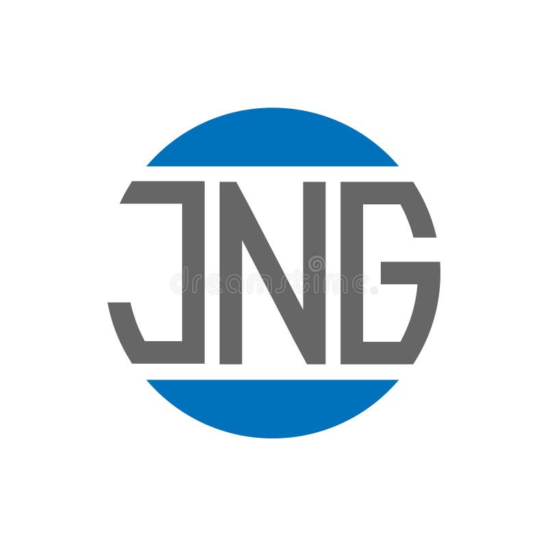 JNG Letter Logo Design on White Background. JNG Creative Initials ...