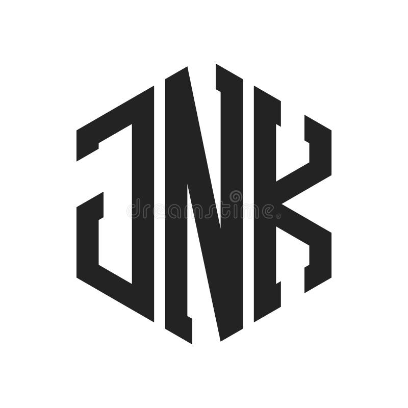 JNK Logo Design. Initial Letter JNK Monogram Logo Using Hexagon Shape ...