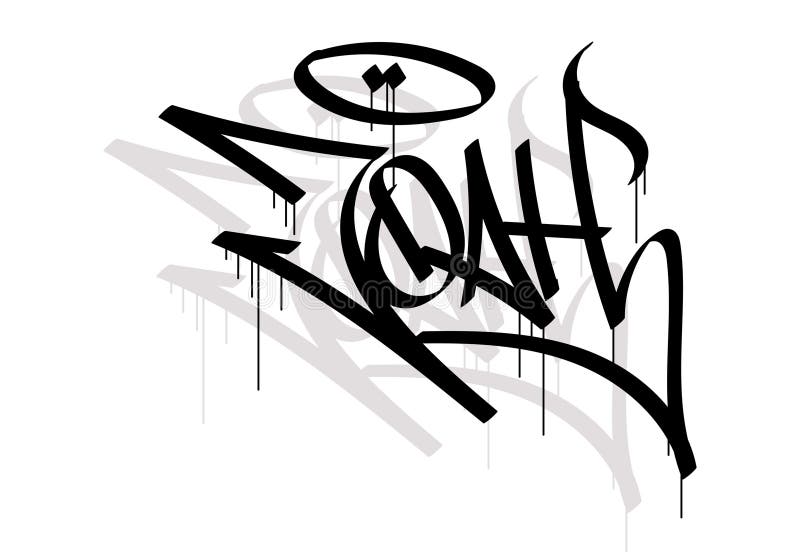 Joah Bible Nom Graffiti Style Illustration de Vecteur - Illustration du ...