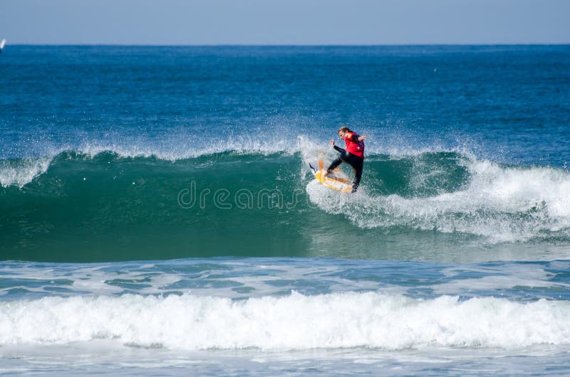 Red Surfer Girl stock photo. Image of leisure, australia - 3121354