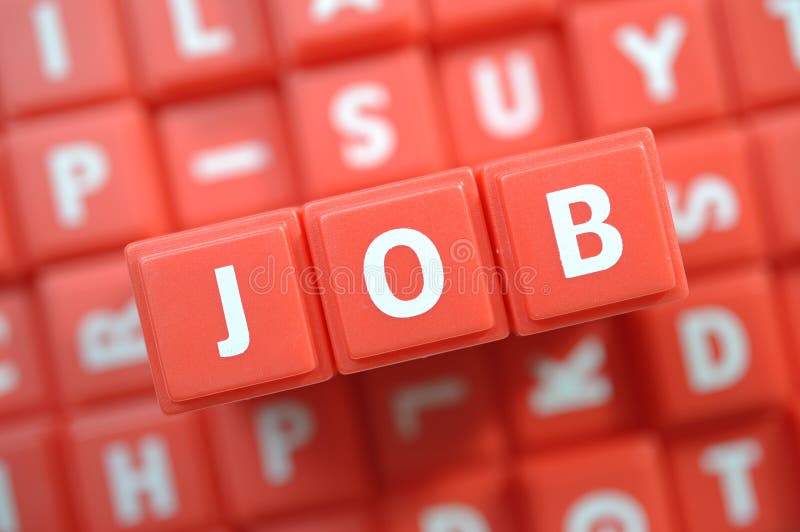 Red circle job stock image. Image of white, communication - 38674413