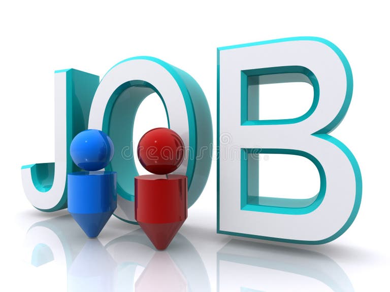 Job abstract figures stock illustration. Illustration of employment ...