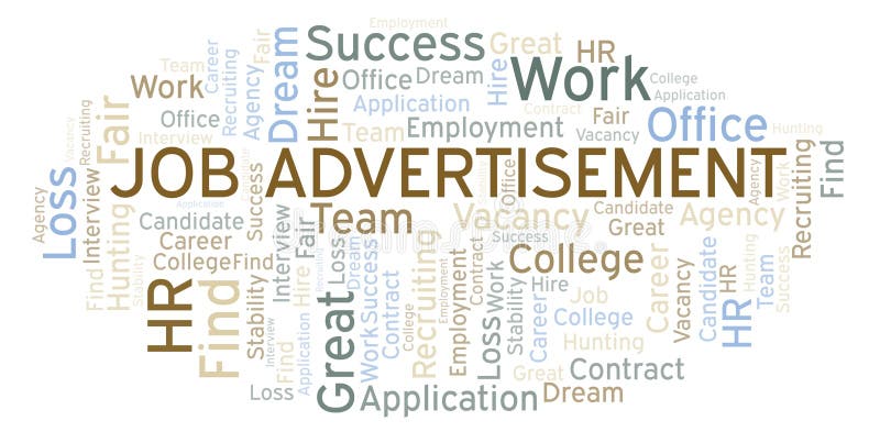 ADVERTISEMENT word cloud stock illustration. Illustration of ...