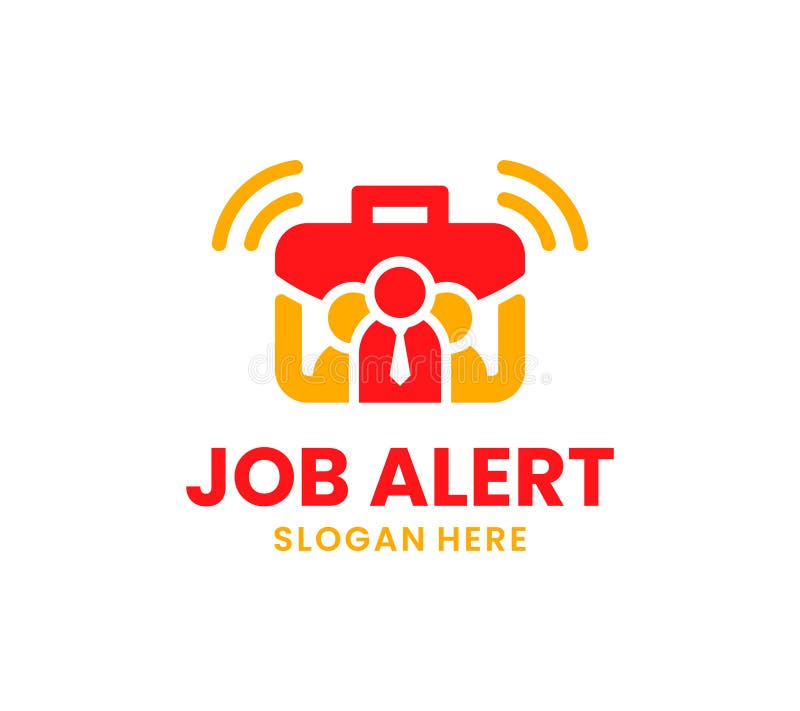 Job Alert Logo stock vector. Illustration of announcement - 239089690