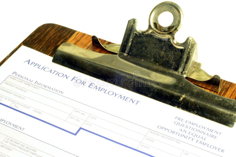 Job Application stock image. Image of work, apply, clipboard - 1517829