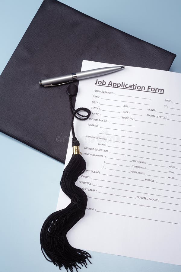 Job Application stock image. Image of blank, black, graduated - 16191073