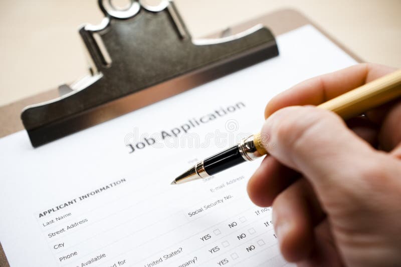 Job application stock image. Image of write, application - 30493635
