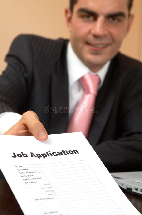 Job application stock photo. Image of management, businessman - 2588230