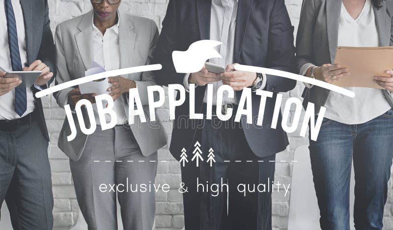 Job Application Activity Employment Expertise Concept Stock Photo ...