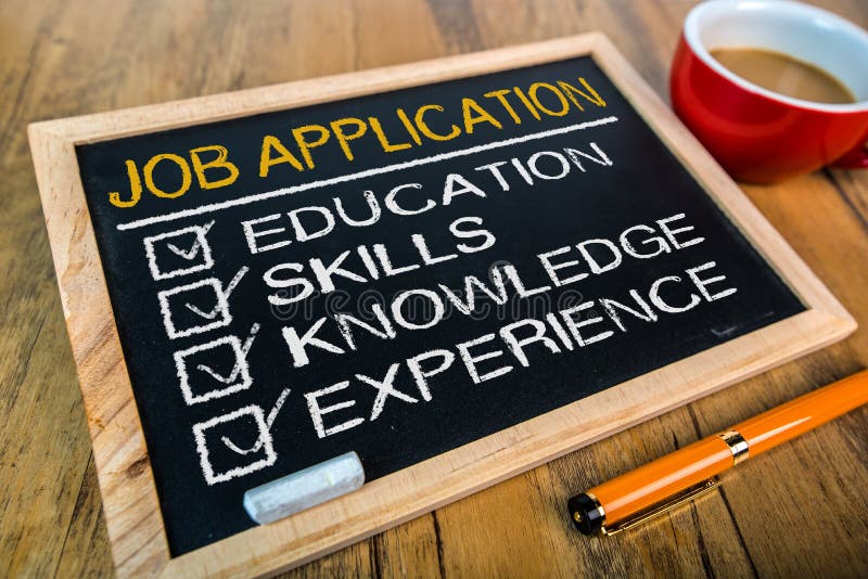 Job application concept stock photo. Image of occupation - 66975758