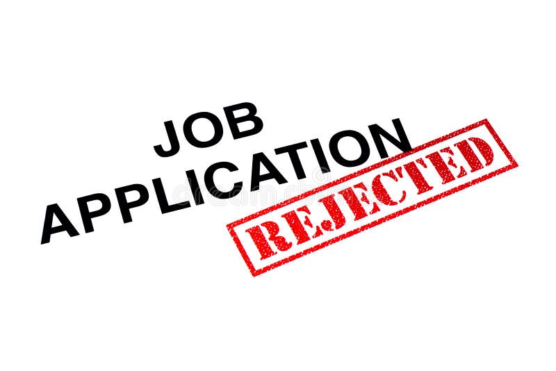 Job Application Rejected stock image. Image of pass - 127808675