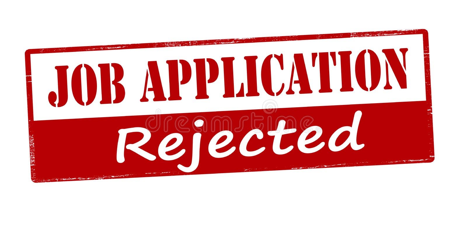 Application Rejected Blue Stamp Stock Illustration - Illustration of ...