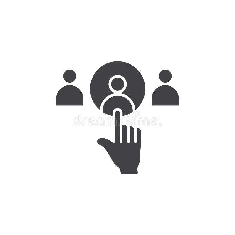 Job Candidate Icon Flat Simple Outline Set Stock Illustration ...