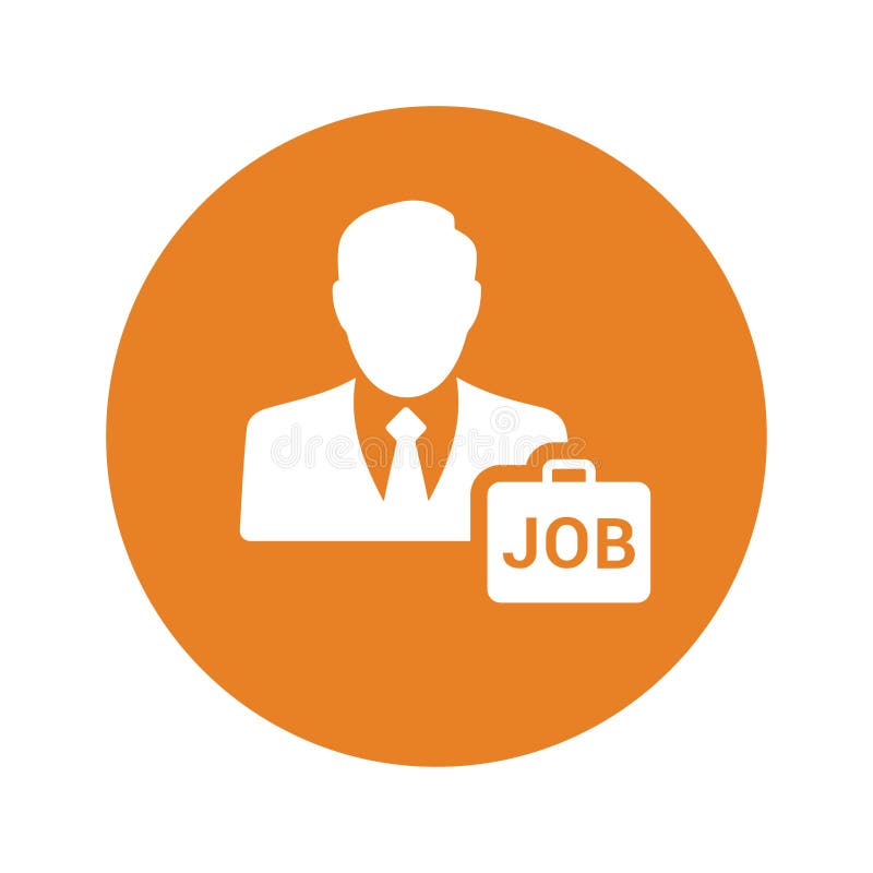 Job Candidate icon stock illustration. Illustration of projects - 263166936