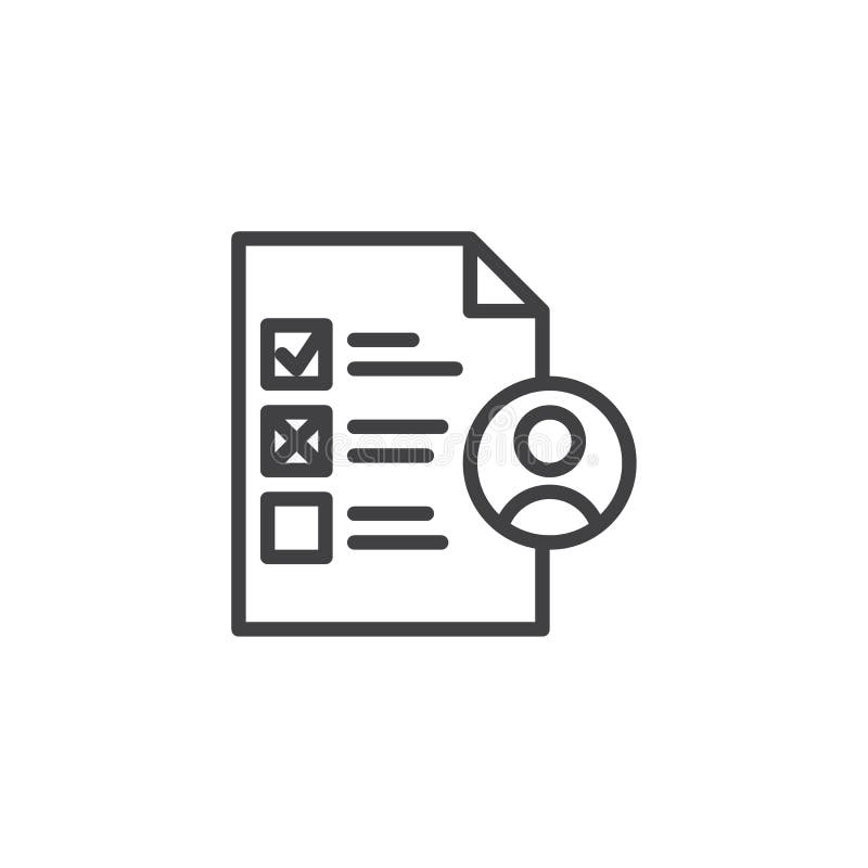 Job candidate line icon stock vector. Illustration of pictogram - 147447602 Job candidate line icon stock vector. Illustration of pictogram - 147447602