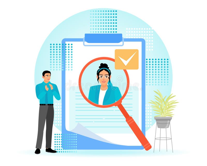 Job Candidate Selection, Approved Candidate Selection Stock Vector ...