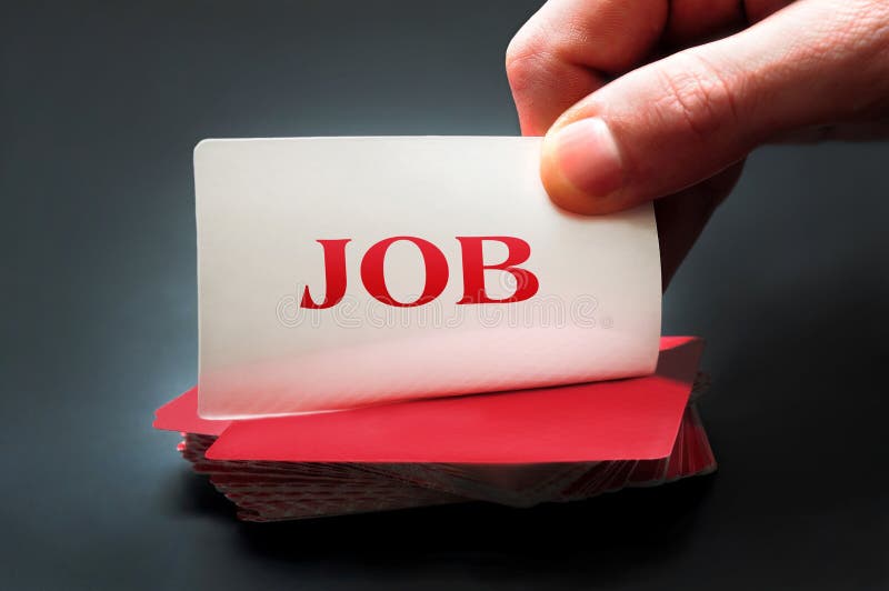 Job card stock image. Image of professional, playing - 41876541