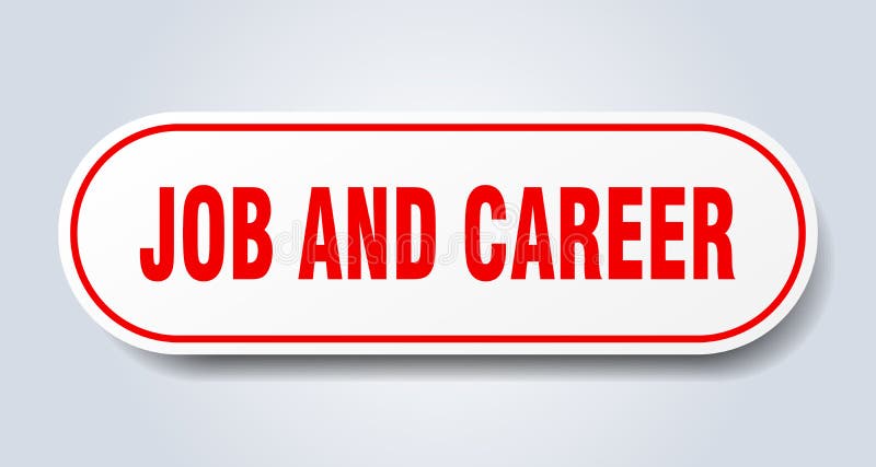 Job and career sticker. stock vector. Illustration of sticker - 197154566