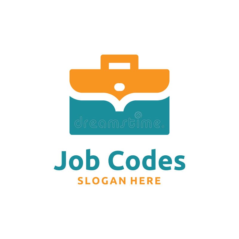 Job Code Logo Template Design Stock Vector - Illustration of data ...