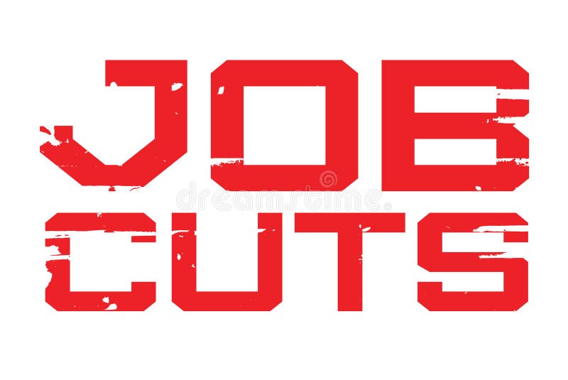 Job Cuts typographic stamp stock vector. Illustration of quit - 110246850