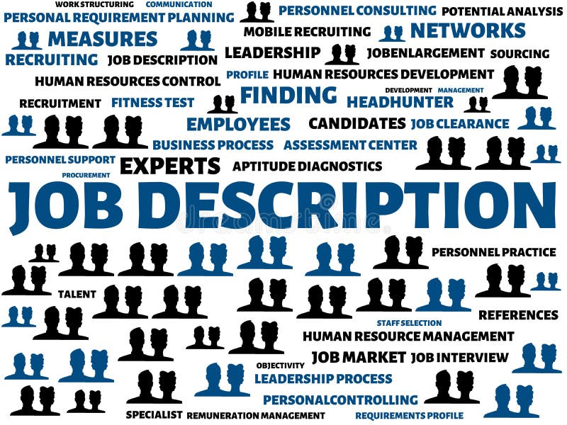 JOB DESCRIPTION - Image with Words Associated with the Topic RECRUITING ...