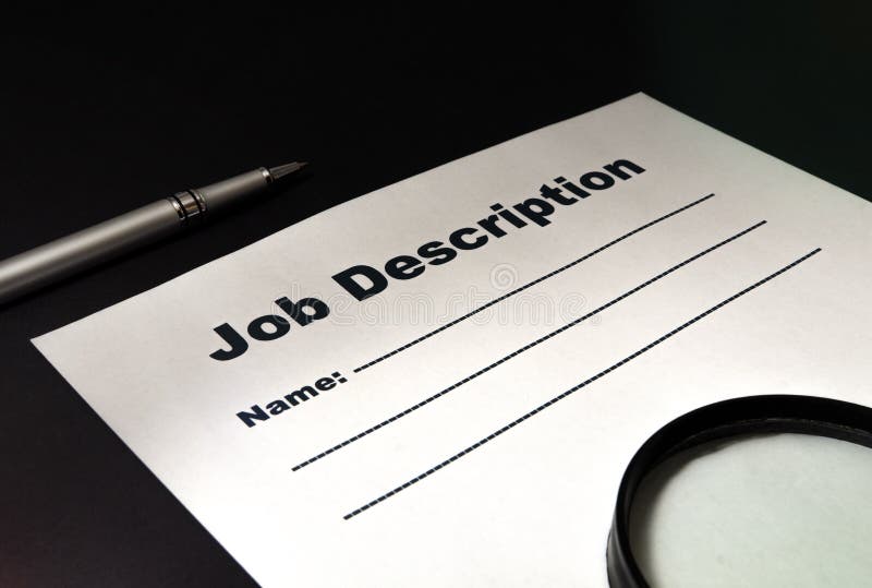 Job Description Stock Photos - Download 564 Royalty Free Photos