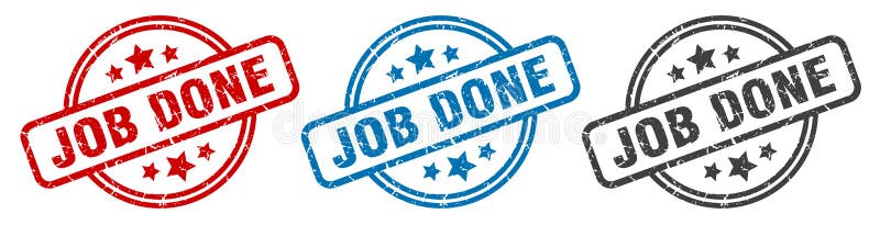 Done Stamp Icon, Simple Vector Stock Vector - Illustration of project ...