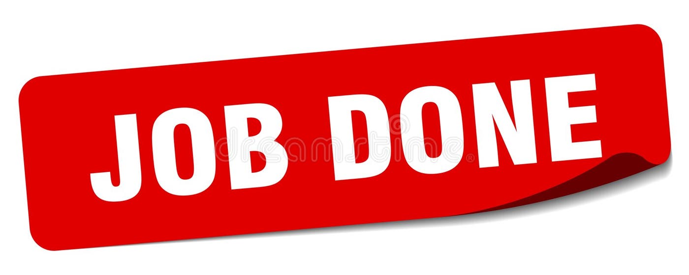 Job Done Stock Illustrations – 7,144 Job Done Stock Illustrations ...