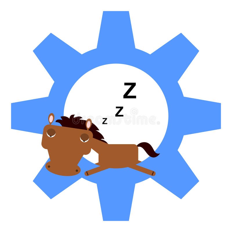 Job is easy stock illustration. Illustration of exhausted - 35300594