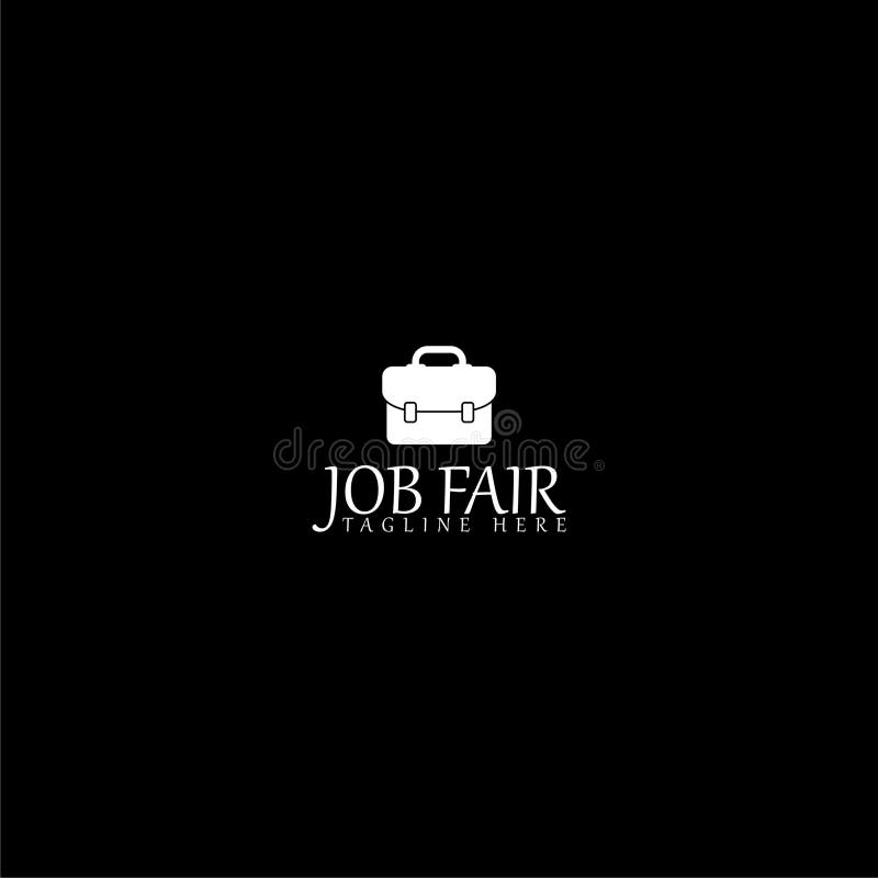Job Fair Logo Icon Isolated on Transparent Background Stock Vector ...