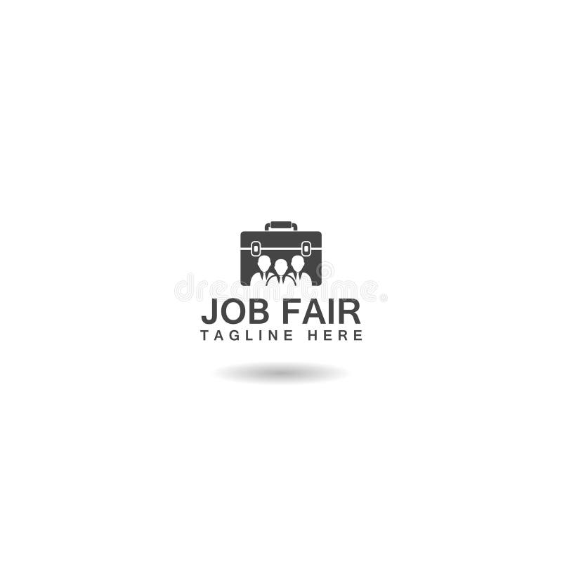 Job Fair Logo Icon Isolated on Transparent Background Stock Vector ...