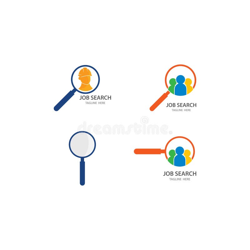 Job finder logo stock vector. Illustration of consultant - 169340969