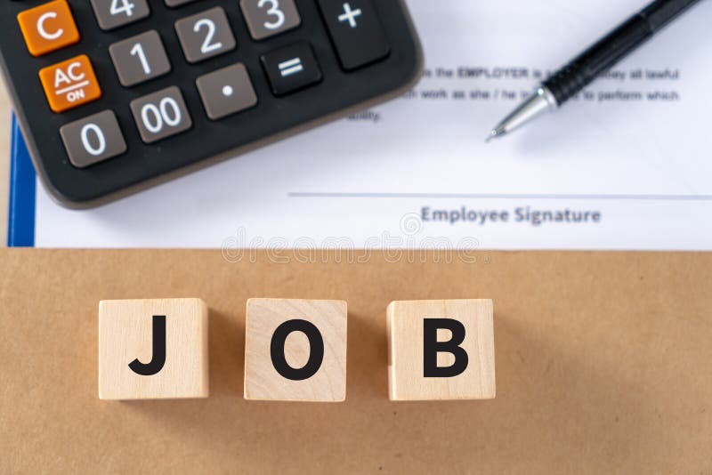 Job Human Resources Recruitment Job Search Concept Stock Image - Image ...