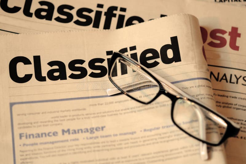 Job hunting stock image. Image of employer, glasses, studio - 4613121