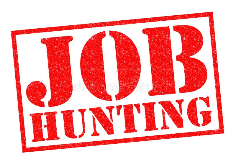 JOB HUNTING stock vector. Illustration of association - 34593966