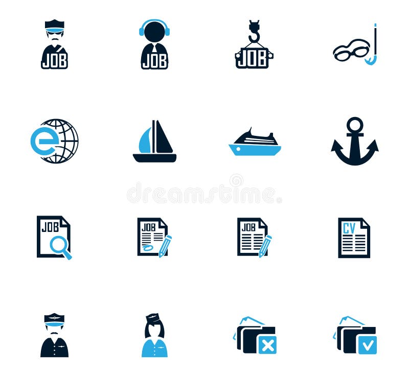 Job icons set stock illustration. Illustration of leader - 88939698