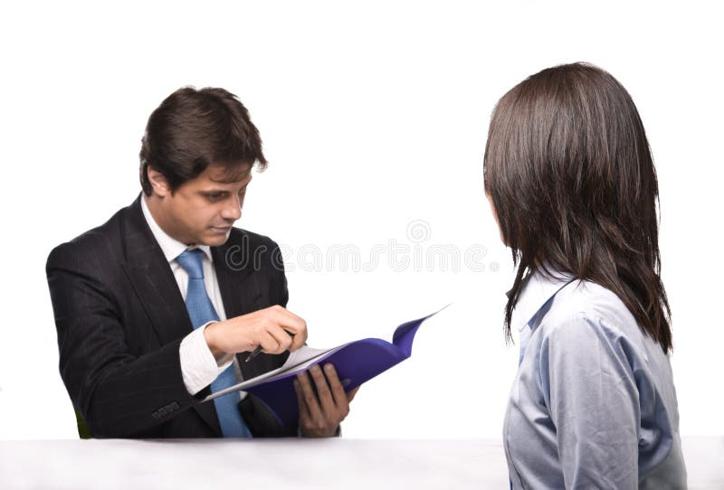 Job interview stock image. Image of businessman, occupation - 11531555
