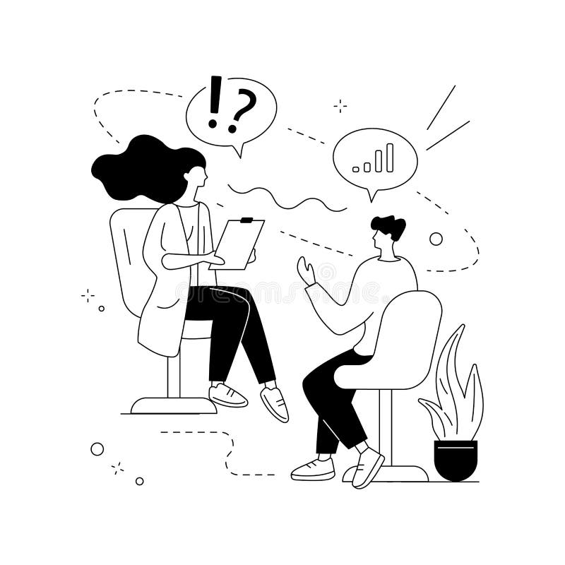 Job Interview Abstract Concept Vector Illustration. Stock Vector ...